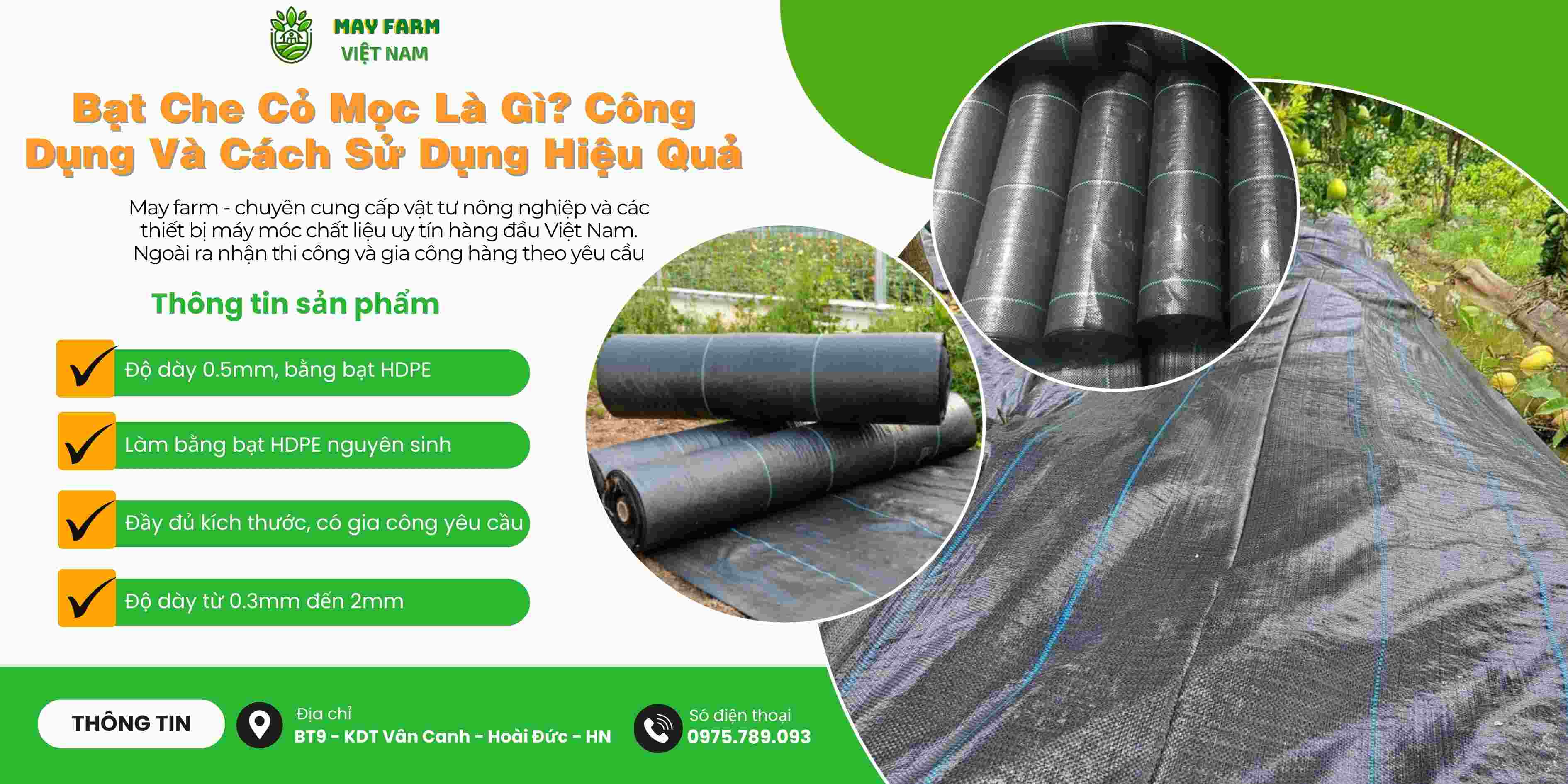 Bạt Che Cỏ Mọc Là Gì? Công Dụng Và Cách Sử Dụng Hiệu Quả